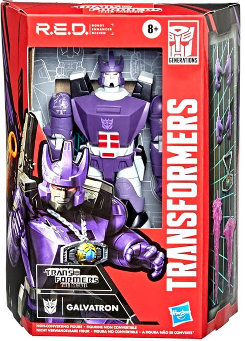 Transformers RED Robot Enhanced Design Galvatron 6 Action Figure Hasbro ...