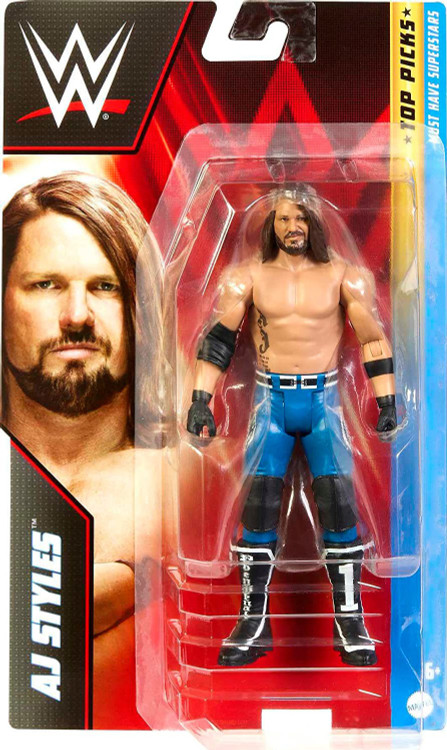 WWE Wrestling Basic Series Top Picks 2023 Wave 2 AJ Styles 6 Action ...