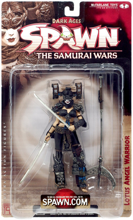 McFarlane Toys Spawn Dark Ages Series 19 The Samurai Wars Lotus Angel Warrior Action Figure - ToyWiz