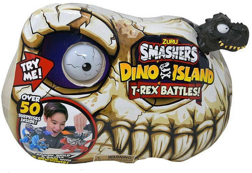 Smashers T-Rex Battles Series 5 Dino Island Black Mystery Pack Over 50 ...