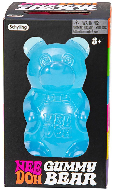 NeeDoh Gummy Bear Stress Ball Blue Schylling - ToyWiz