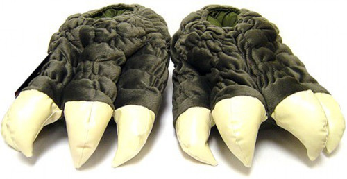 Godzilla Feet Plush Slippers Toy Vault - ToyWiz