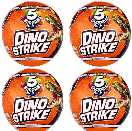 5 Surprise Dino Strike Series 1 LOT of 4 Mystery Packs Zuru Toys - ToyWiz
