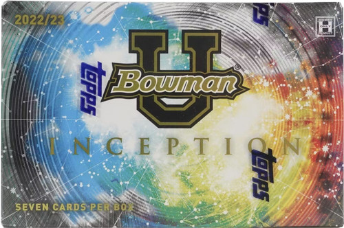 College 2022-23 Bowman University Inception Trading Card HOBBY Box 1 ...