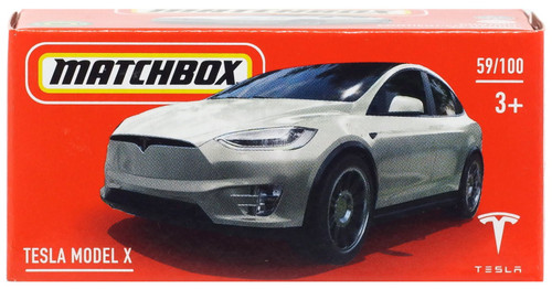 Matchbox Drive Your Adventure Tesla Model X Diecast Car White Mattel ...