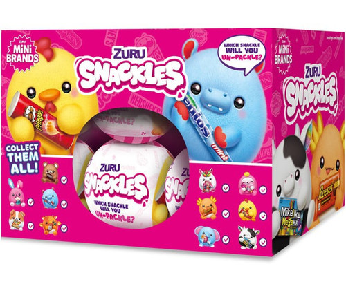 5 Surprise Mini Brands Snackles Series 1 SMALL Mystery Box 12 Packs ...