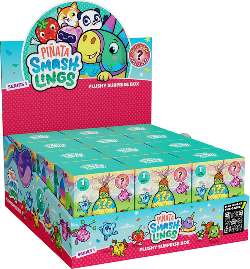 Pinata Smashlings Series 1 Smashlings Plushy Mystery Box 12 Packs PMI ...