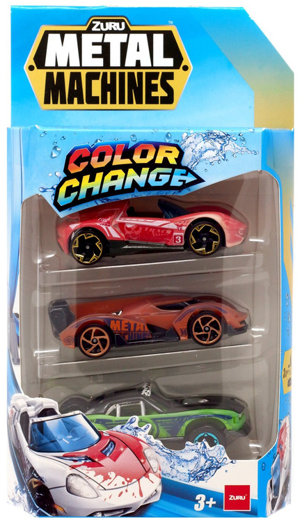 Metal Machines Color Change Fury, Quick Shift Cadet 164 Diecast Car 3 ...