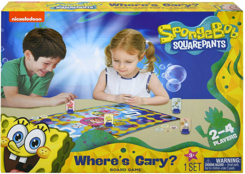 Spongebob Squarepants Wheres Gary Board Game TCG Toys - ToyWiz