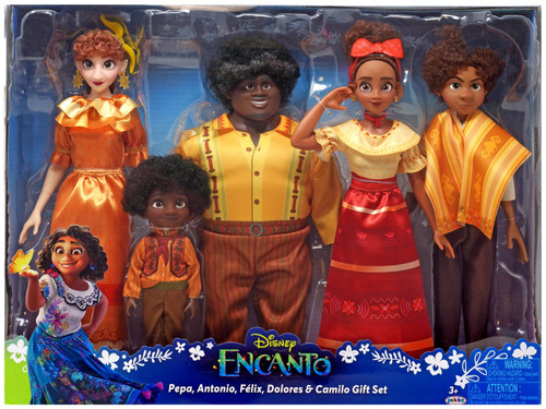 Disney Encanto Pepa Antonio Felix Dolores Camilo Doll 4 Pack T Set Jakks Pacific Toywiz
