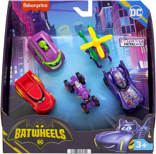 Fisher Price DC Batwheels Bam Batmobile, Redbird, Prank, Bibi Quizz 155 ...