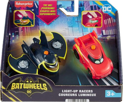 Fisher Price DC Batwheels Light-Up Racers Redbird Batwing 155 Diecast ...