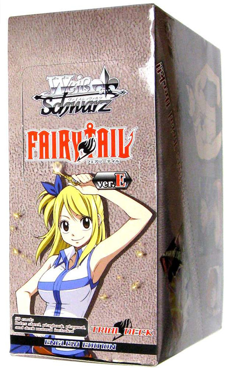 Weiss Schwarz Trading Card Game Fairy Tail Ver.E Box of 6 Trial Decks BushiRoad - ToyWiz