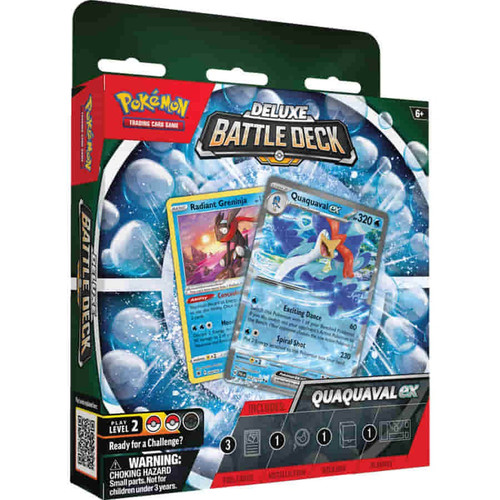 Pokemon Quaquaval ex DELUXE Battle Deck 60 Cards More Pokemon USA - ToyWiz