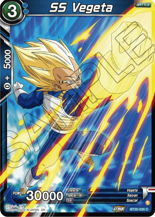Dragon Ball Super Trading Card Game Power Absorbed Single Card Common SS Vegeta BT20-035 - ToyWiz