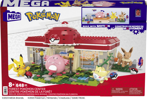Pokemon Forest Pokemon Center Set Mega Construx - ToyWiz