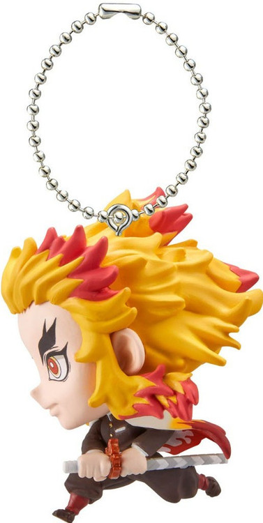 Demon Slayer SD Mascot Vol. 4 Kyojuro Rengoku 2.1 Keychain Figure ...