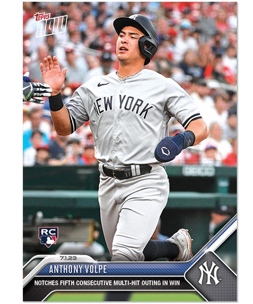 MLB New York Yankees 2023 NOW Baseball Single Card Anthony Volpe Exclusive 519 Rookie, 5th ...