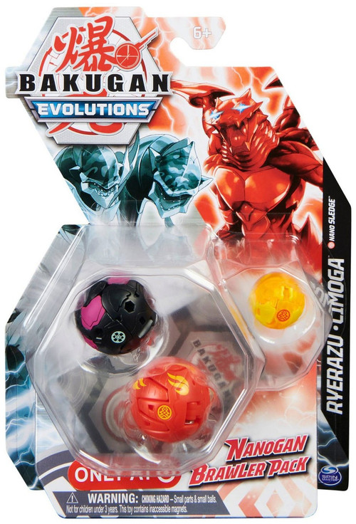 Bakugan Evolutions Ryerazu, Cimoga Nano Sledge Exclusive Nanogan Brawl ...