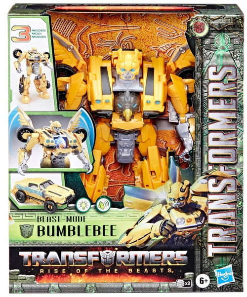Transformers Rise of the Beasts Beast Mode Bumblebee Deluxe Action ...