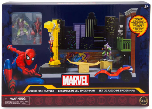 Disney Marvel Spider-Man Exclusive 4.75 Playset Swing Launch - ToyWiz