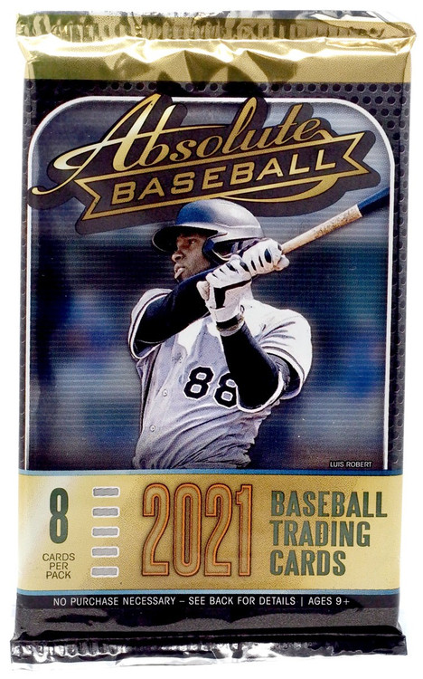 MLB Panini 2021 Absolute Baseball Trading Card Pack 8 Cards - ToyWiz