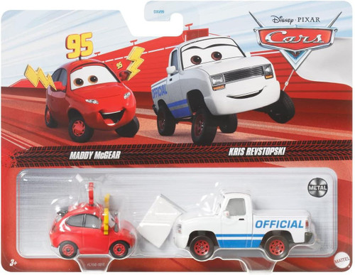 Disney Pixar Cars Cars 3 Metal Maddy McGear 155 Diecast Car 2-Pack ...