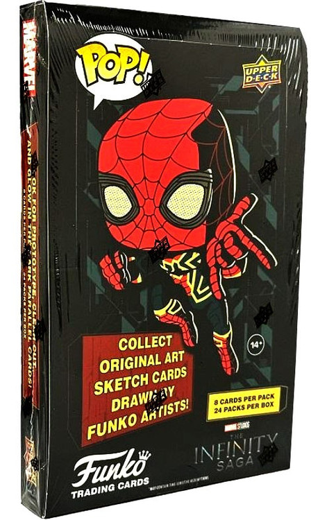 Funko Marvel Upper Deck The Infinity Saga Trading Card Box 24 Packs ...