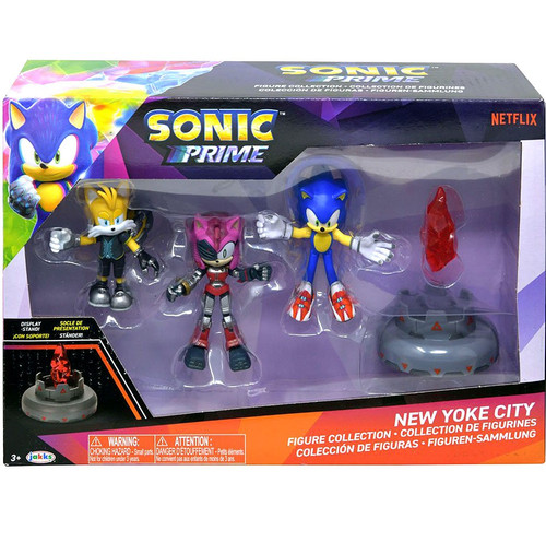 Sonic The Hedgehog Sonic Prime Sonic, Rusty Rose Tails Nine with Prism ...