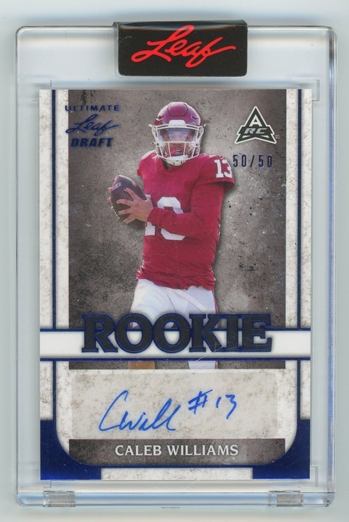 NFL Leaf 2022 Ultimate Draft Football Single Card 5050 Caleb Williams ...