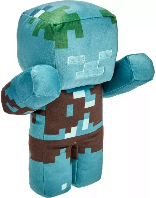 Minecraft Drowned Zombie 8 Plush Mattel - ToyWiz