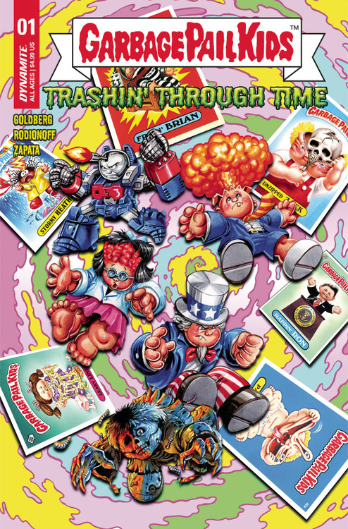 Dynamite Entertainment Garbage Pail Kids Trashin Through Time Comic ...