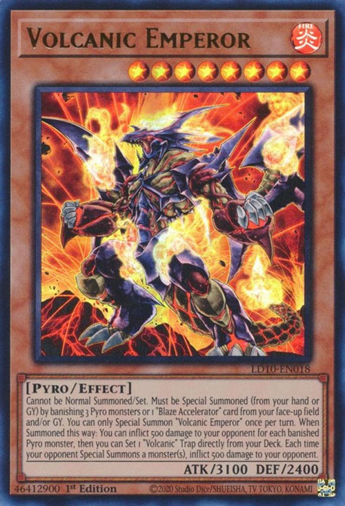 YuGiOh Trading Card Game Legendary Duelists Soulburning Volcano Single ...