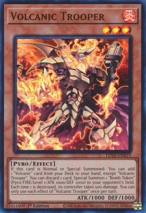 YuGiOh Trading Card Game Legendary Duelists Soulburning Volcano Single ...