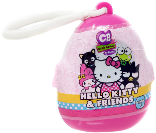 Sanrio Hello Kitty Friends GLITTER Cutie Beans Plush Series 2 3 Mystery Pack 1 RANDOM Character ...