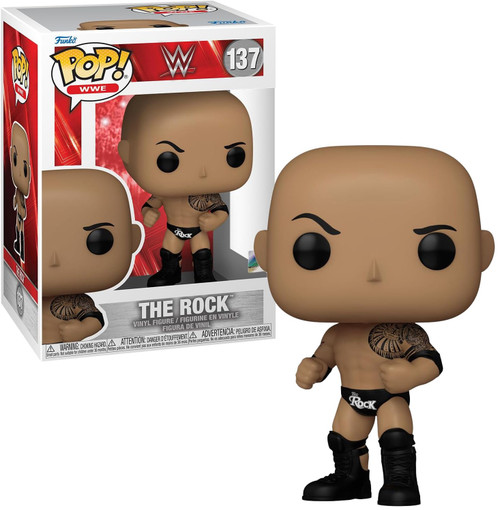 Funko WWE Wrestling POP WWE The Rock Vinyl Figure 137 Final - ToyWiz