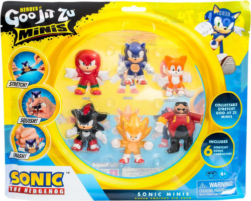 Heroes of Goo Jit Zu Sonic the Hedgehog MINIS Sonic, Knuckles, Tails ...