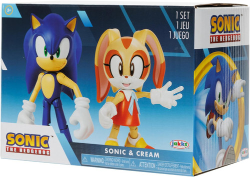Sonic The Hedgehog Sonic Cream 4 Action Figure 2-Pack Jakks Pacific ...
