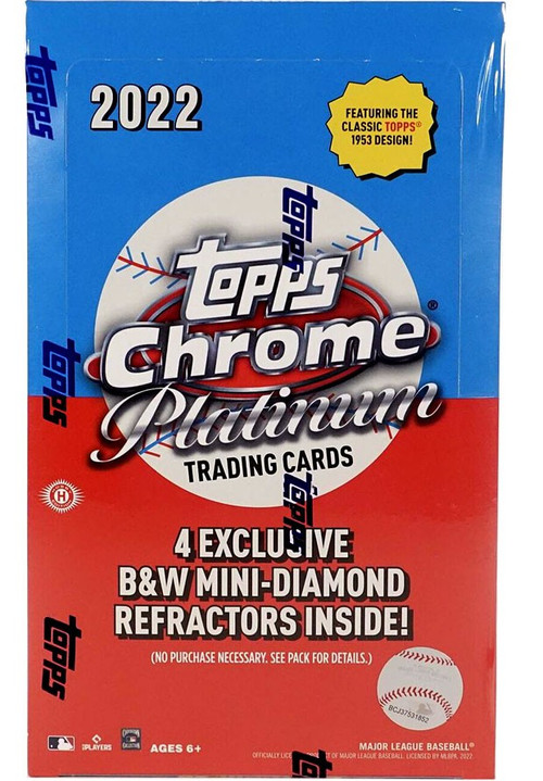 MLB Topps 2022 Chrome Platinum Baseball Trading Card HOBBY LITE Box 4 ...
