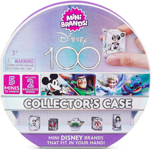 5 Surprise Mini Brands Disney 100 Platinum Disney 100 Collector Case 5 ...
