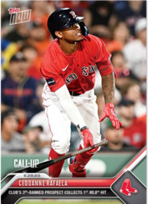 MLB Boston Red Sox 2023 NOW Baseball Single Card Ceddanne Rafaela ...