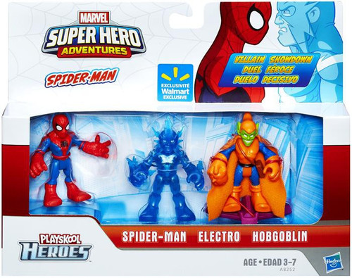 Marvel Playskool Heroes Super Hero Adventures Spider-Man, Electro ...