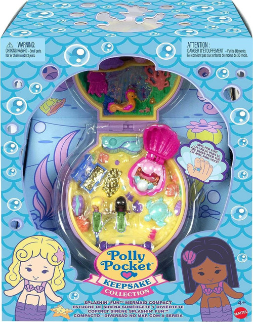 Polly Pocket Keepsake Collection Mermaid Dreams Compact Mattel Toys ...