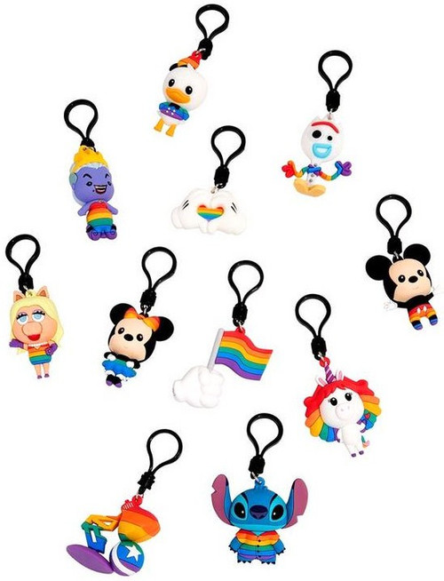 Disney 3D Figural Keyring Series 46 Disney Pride Collection Mystery Box ...