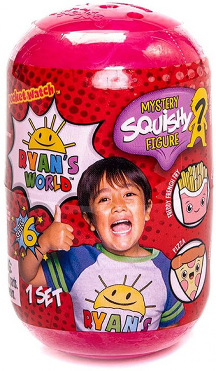 Ryans World Series 6 Squishy Mystery Pack Pocket Watch - ToyWiz