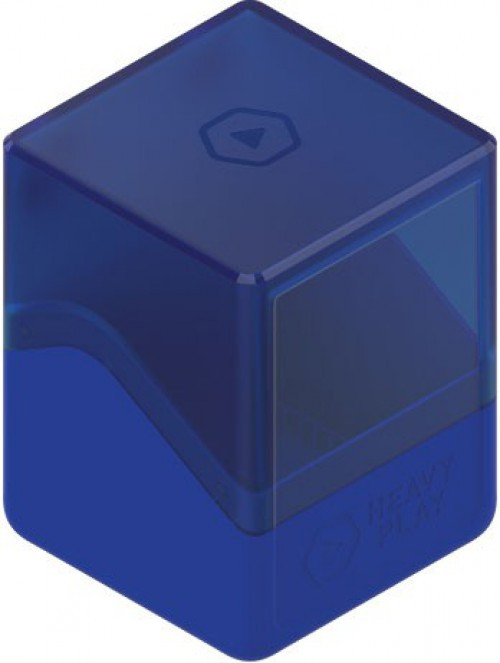 Heavy Play Trading Card Game Wizard Blue Deck Box Holds 100 Sleeved ...
