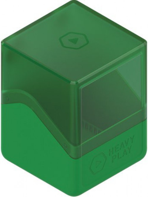 Heavy Play Trading Card Game Druid Green Deck Box Holds 100 Sleeved ...