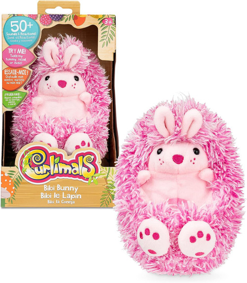 Curlimals Bibi Bunny Interactive Plush Figure Basic Fun - ToyWiz