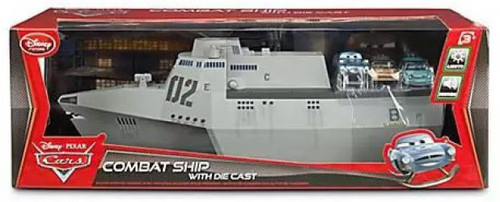Disney Pixar Cars 2 Combat Ship with Die cast Playset - ToyWiz