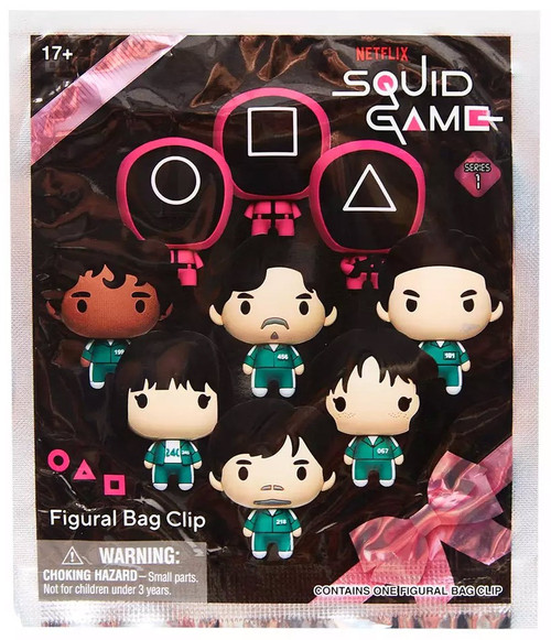 Squid Game 3D Figural Bag Clip Series 1 Squid Game Mystery Pack 1 ...